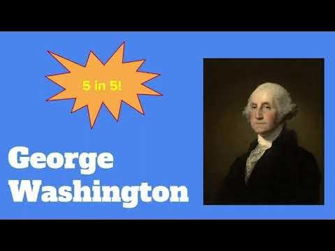 George Washington Five Facts in Five Minutes for Spanish-speaking ...