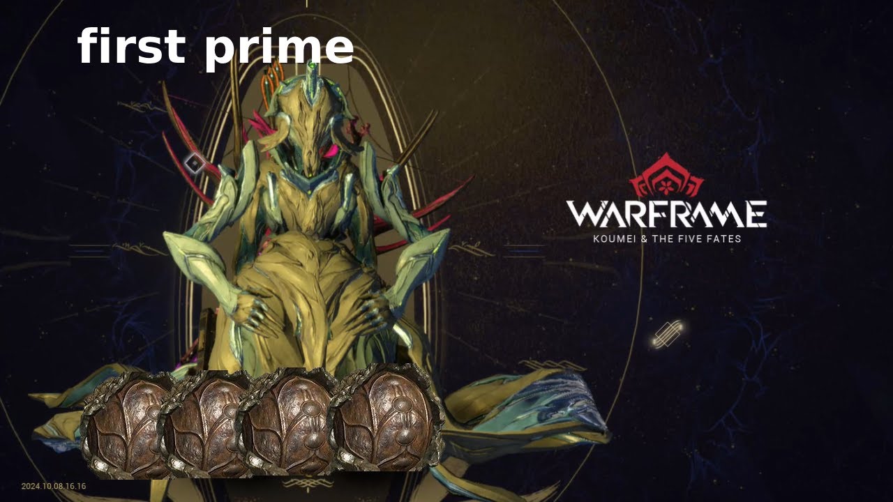 grinding for my first prime frame (warframe) - YouTube