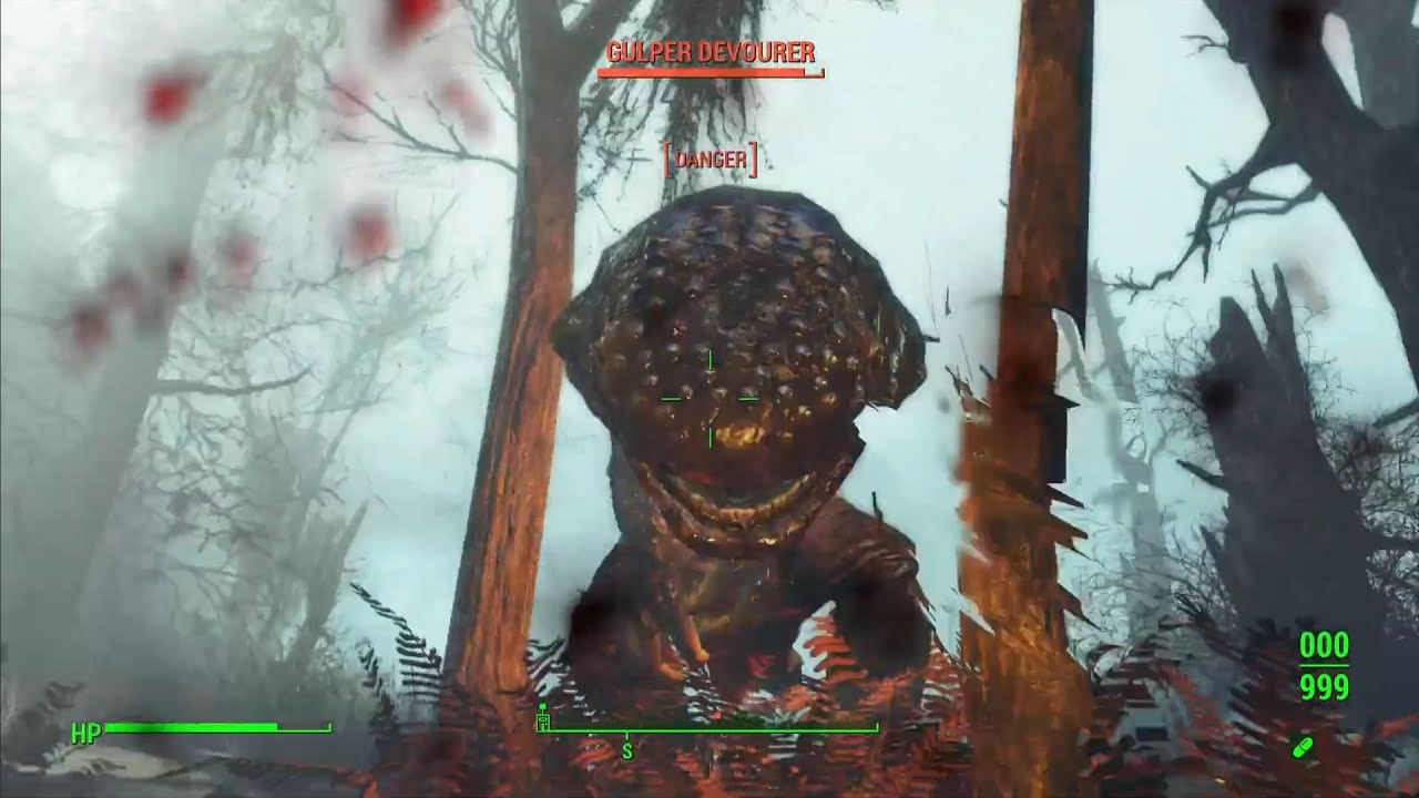 Fallout 4 "No mods" (Far Harbor) creatures, The Gulper Devourer is ...