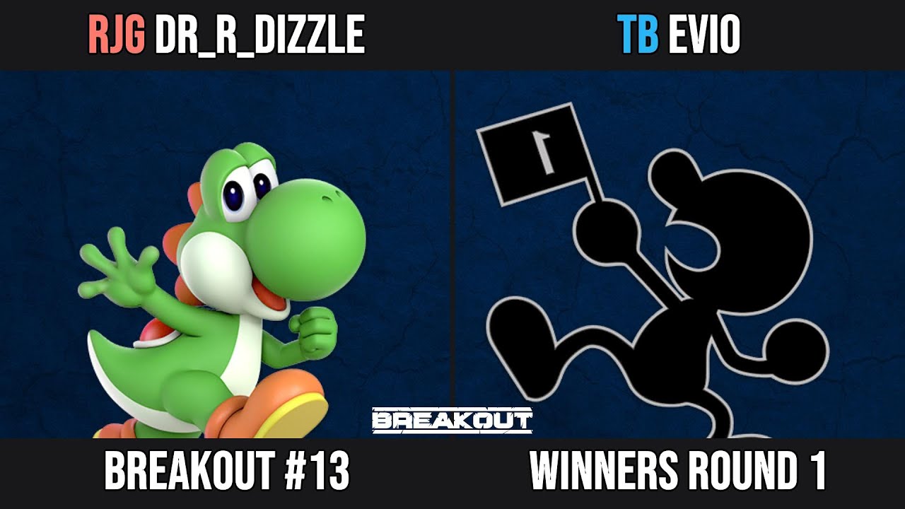 Breakout #13 Winners Round 1 - Dr_R_Dizzle (Yoshi) vs evi0 (Mr. Game ...