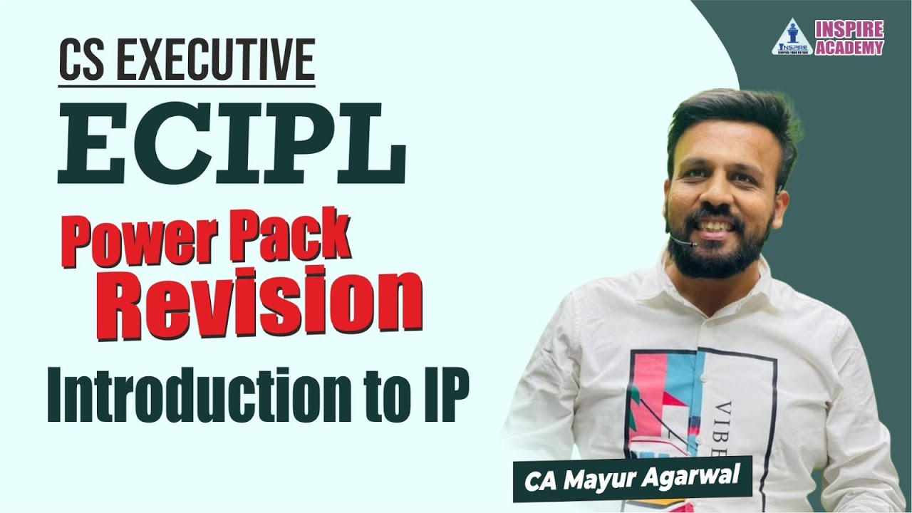 Chapter 15 Introduction to Intellectual Property laws | ECIPL | CS ...