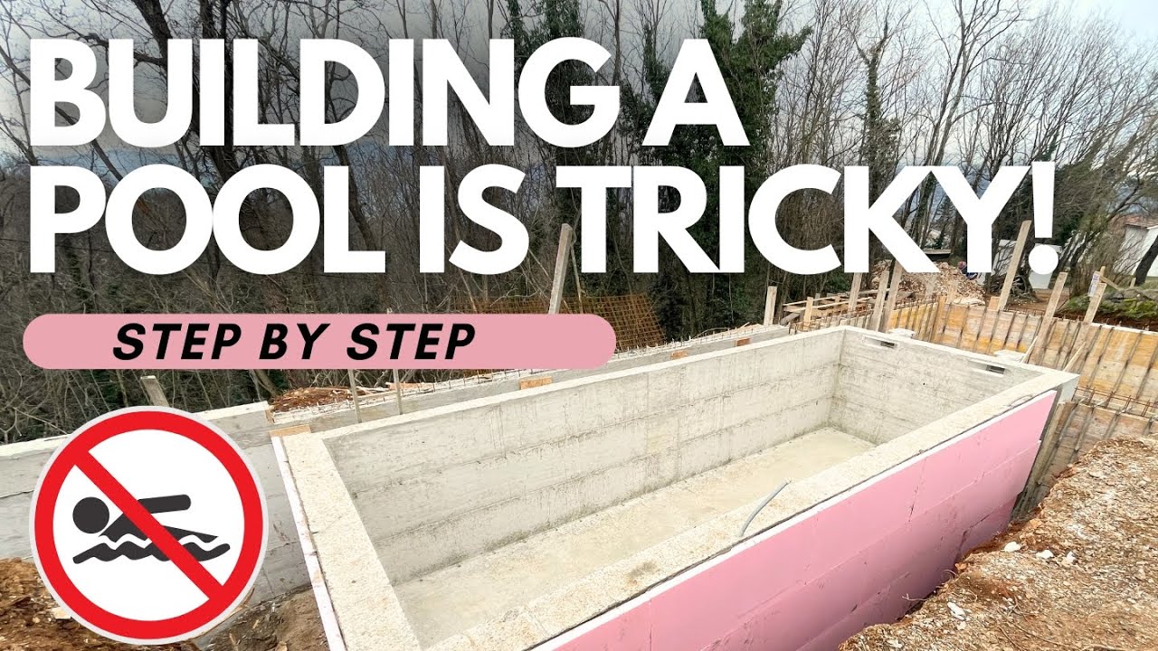 CHALLENGE: Step by step Building a pool IN A WEEK from scratch - YouTube