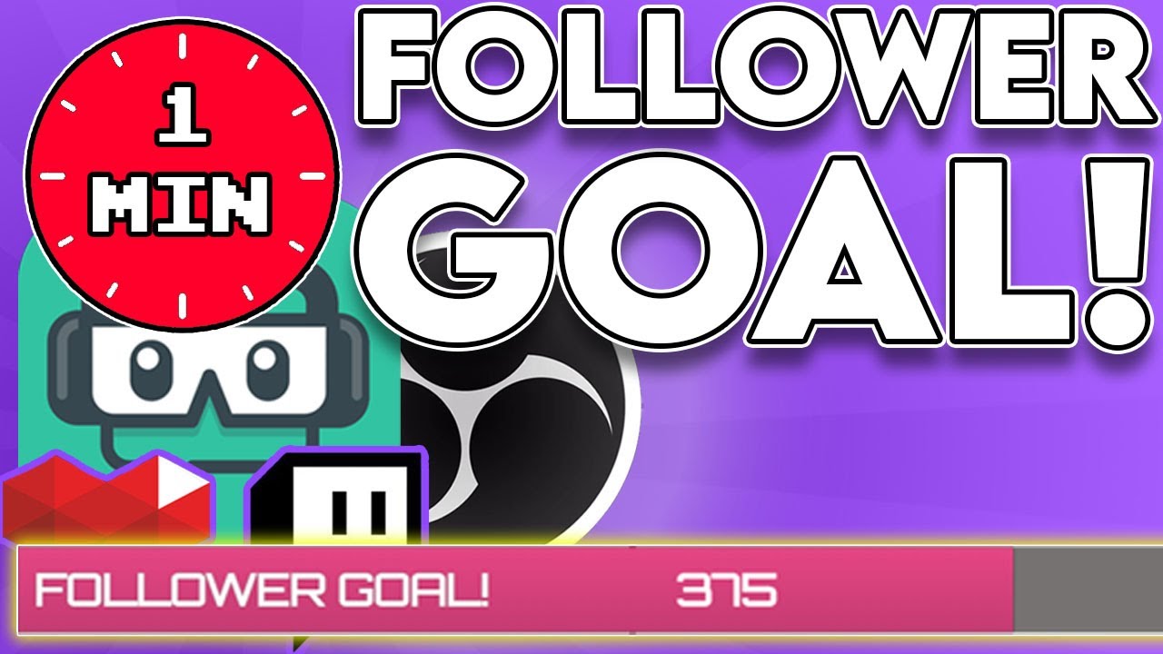 💜 Add Follower Goals to Your Stream in Less Than 1-Min! #shorts - YouTube
