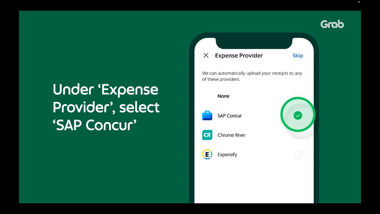 Grab Business Profile x Concur - YouTube