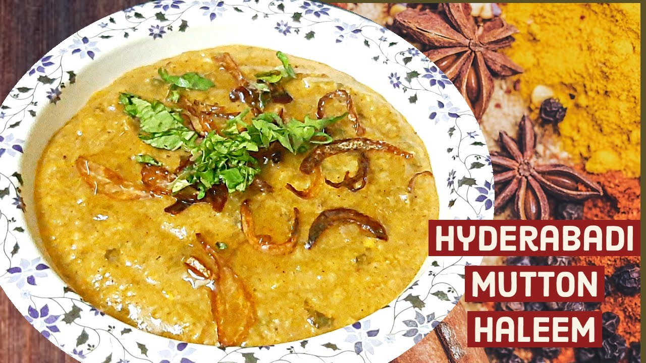 Mutton Haleem recipe in telugu| Hyderabadi Haleem | Instant Haleem ...