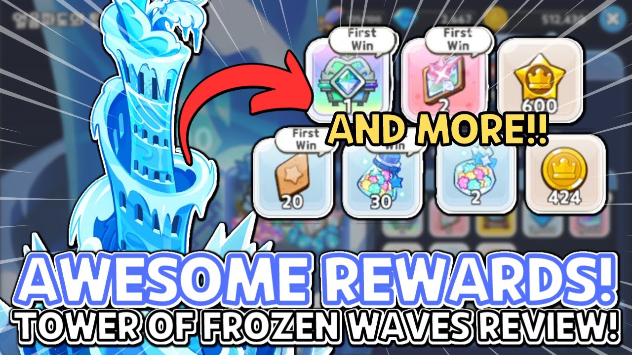 Awesome New Rewards! New Tower of Frozen Waves Review! | Cookie Run Kingdom - YouTube