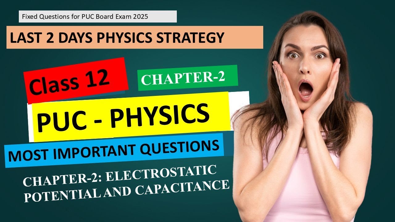 Class 12 Physics | 2nd PUC Physics Important Questions | Passing Package | 2 days strategy # ...