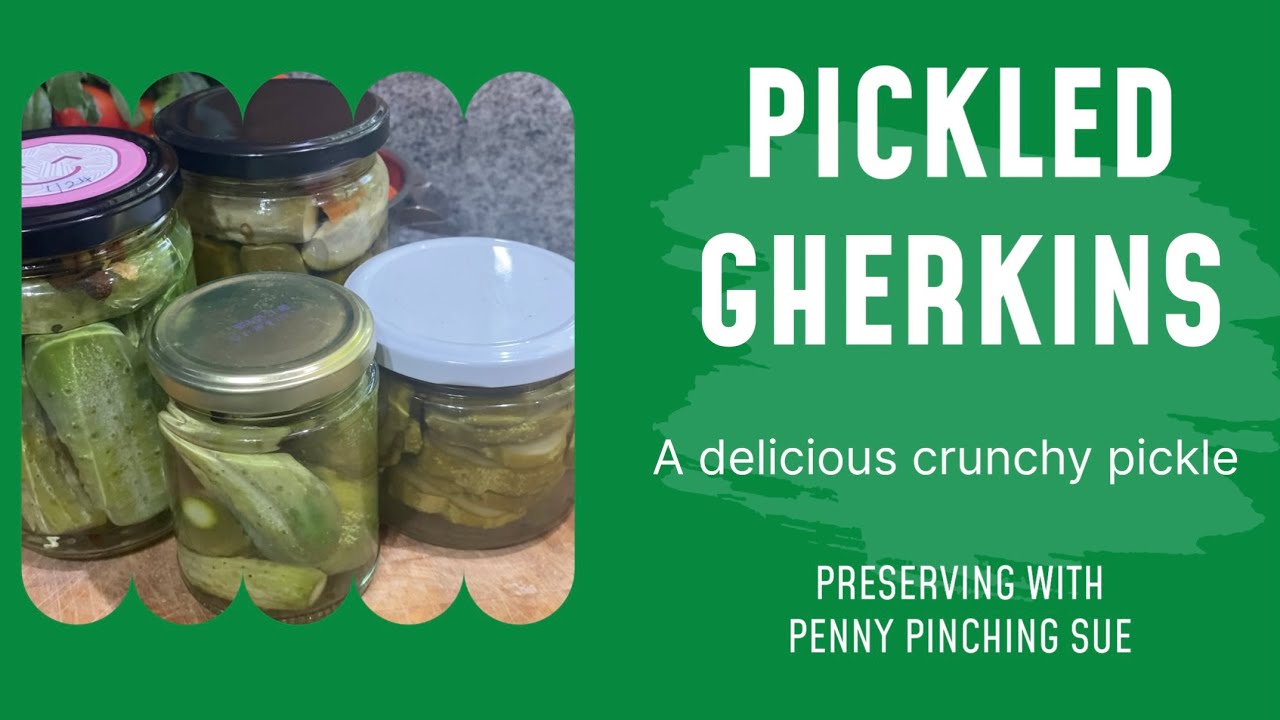 Crunchy Pickled Gherkins | Dill Pickles - YouTube