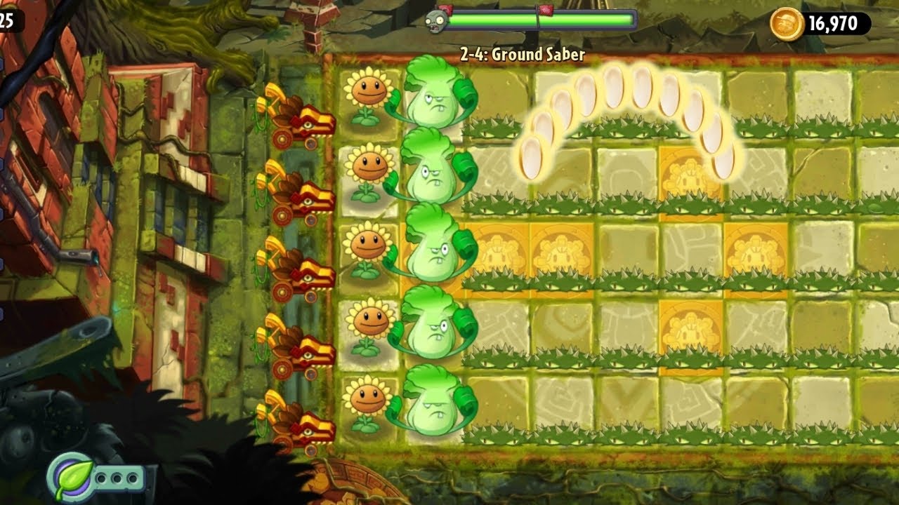 2-4 Ground Saber || pvz2 eclise - YouTube