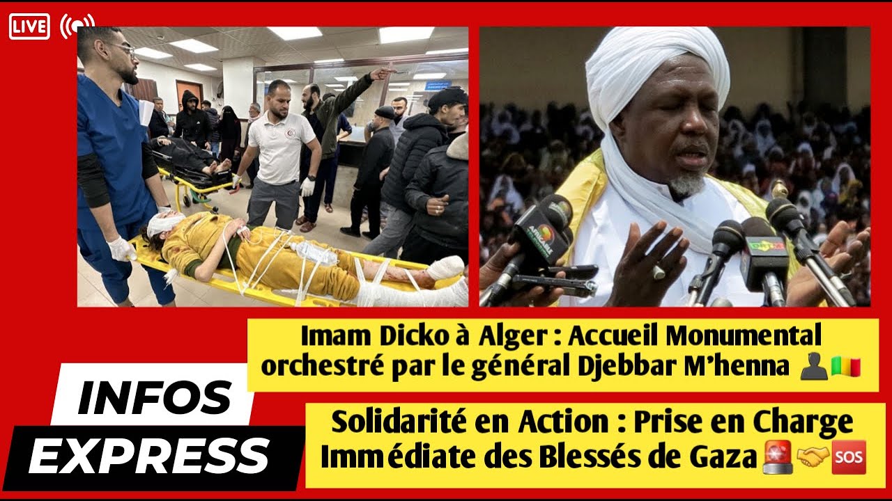 Imam Dicko à Alger : Un Accueil Monumental orchestré par le général ...