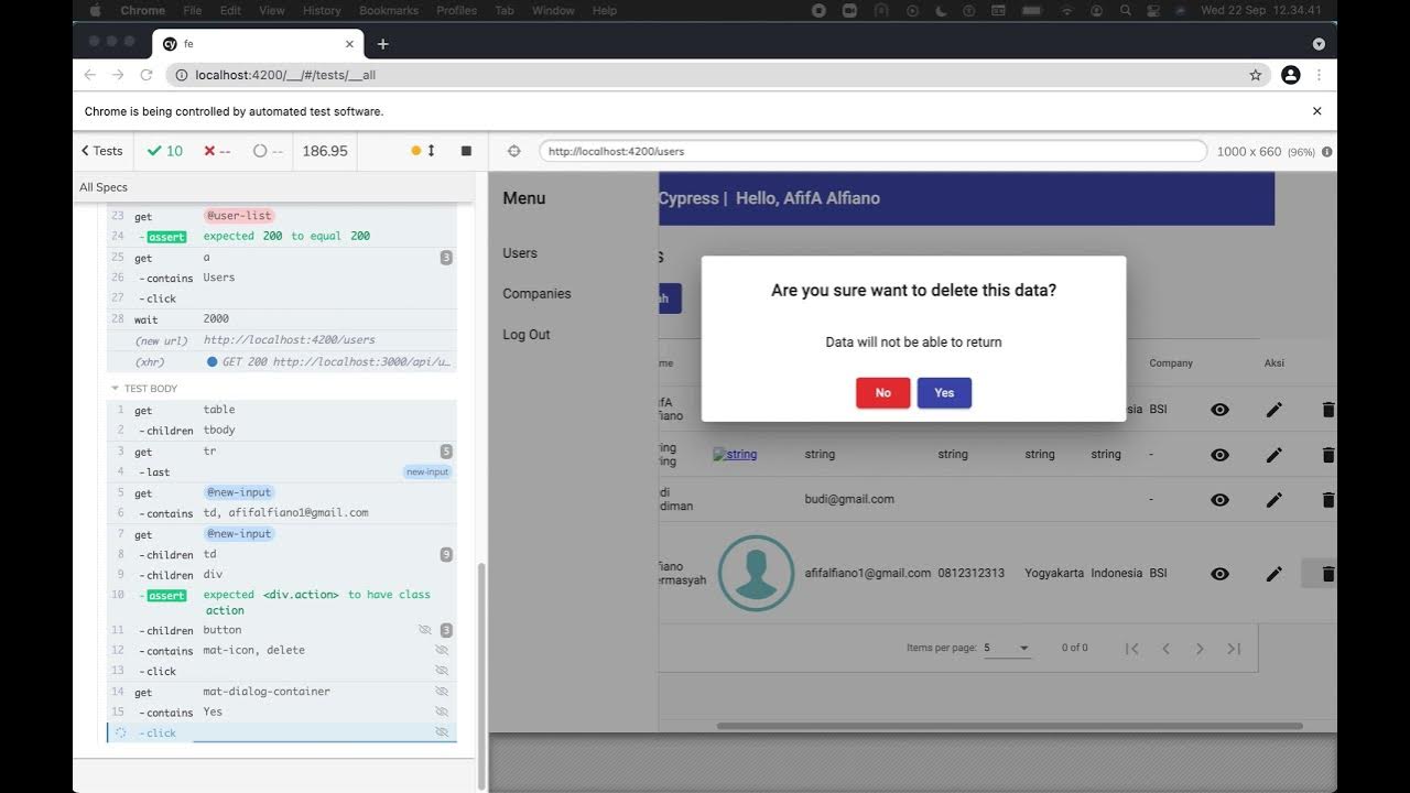 E2E Testing Angular + Nestjs with Cypress - YouTube