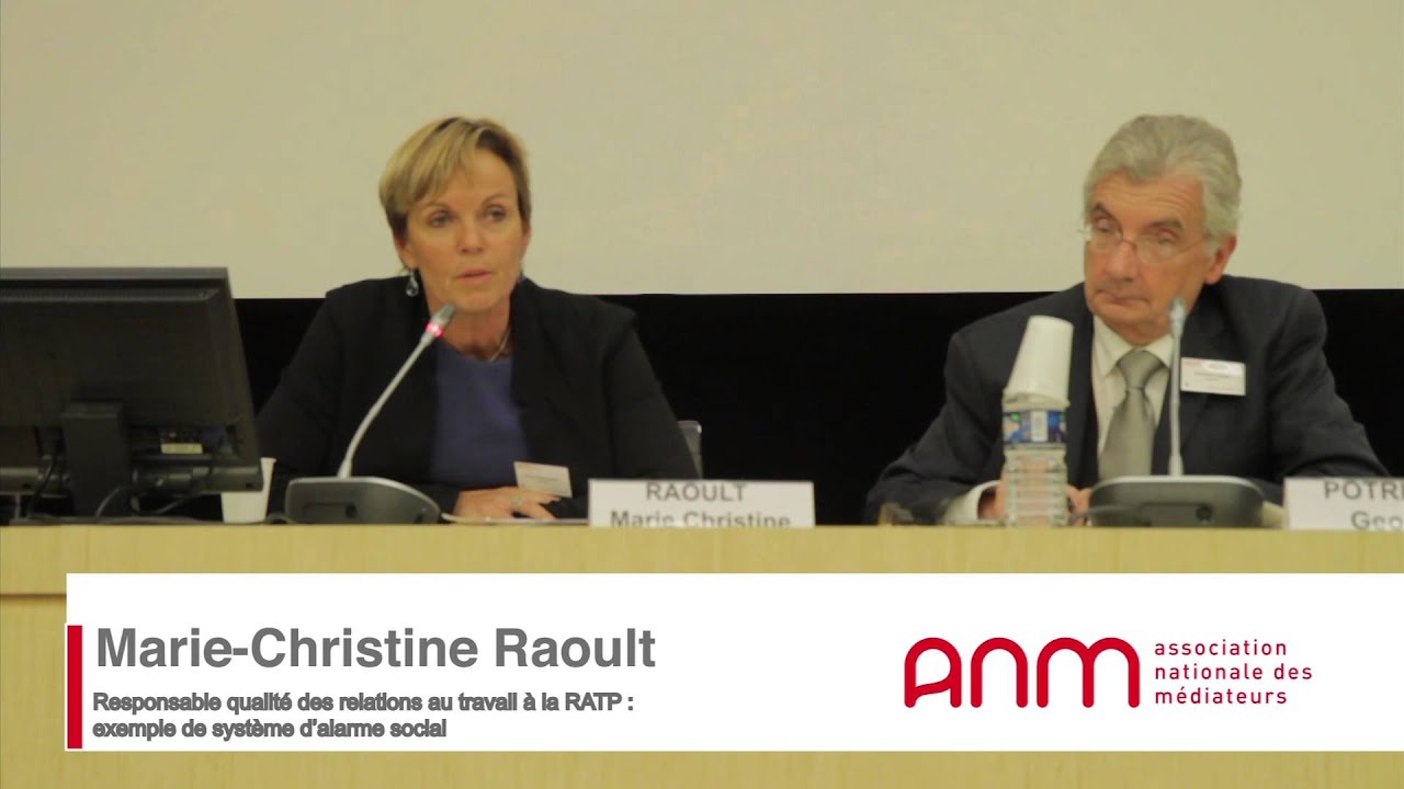 RVA - ANM 2014 Marie-Christine RAOULT - YouTube