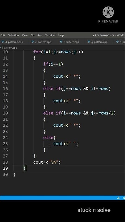 C Program To Print The Letter J Star Pattern Shorts Coding Cprogram Youtube