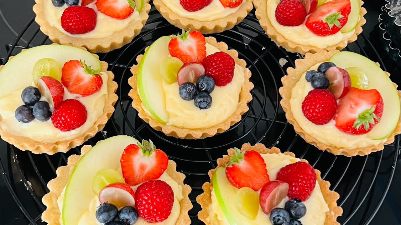 De lekkerste fruittaartjes 🥰 || Tartelettes aux fruits || Fruit tarts ...