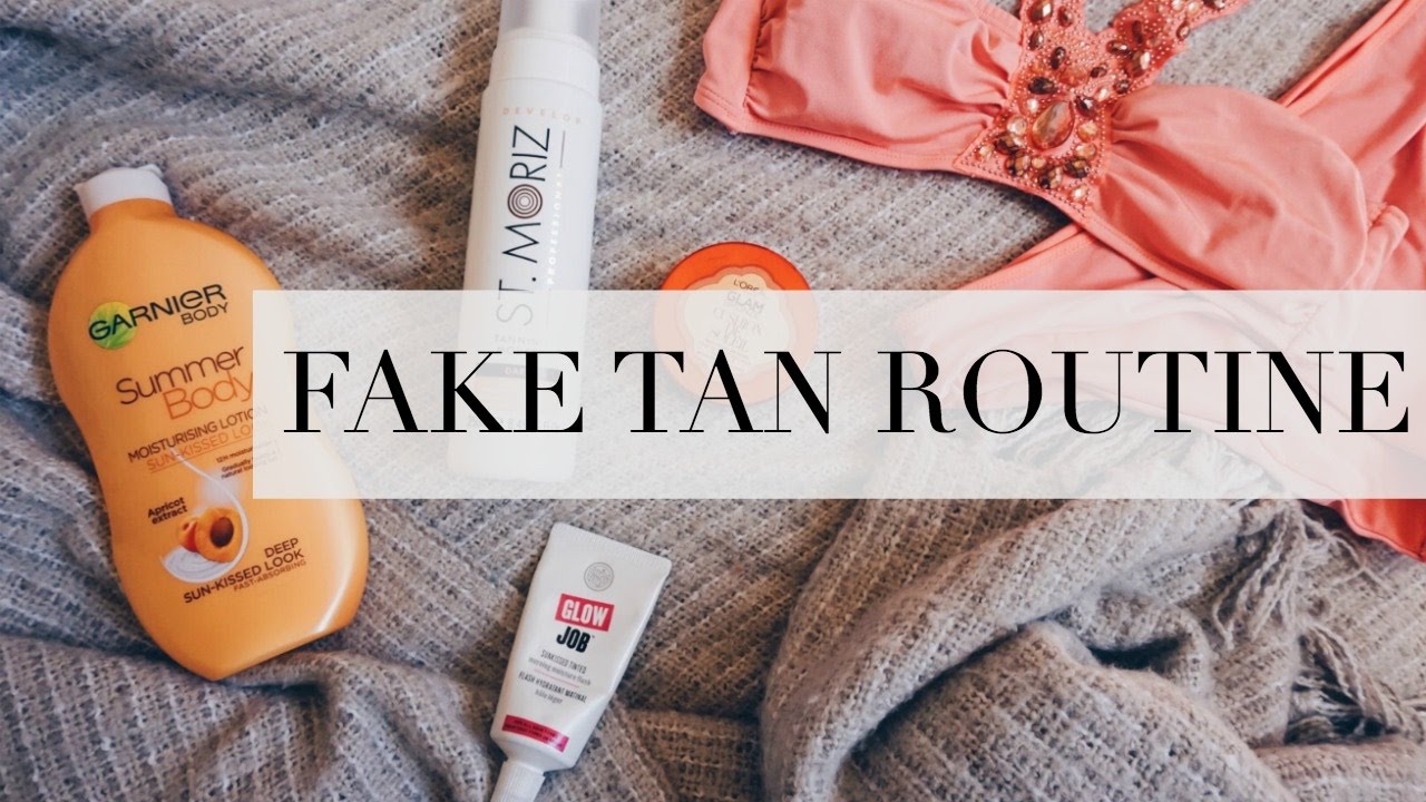 Fake Tan Hacks & My Fake Tan Routine (Drugstore) - YouTube