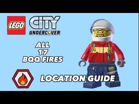ALL 17 BBQ FIRES LOCATIONS + FOREST FIREMAN TOKEN | LEGO CITY ...