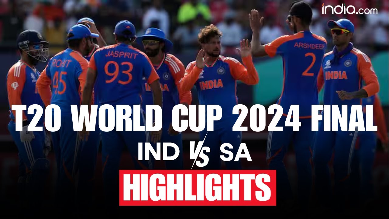 IND vs SA Final, T20 World Cup 2024, Match Highlights: India win WC ...