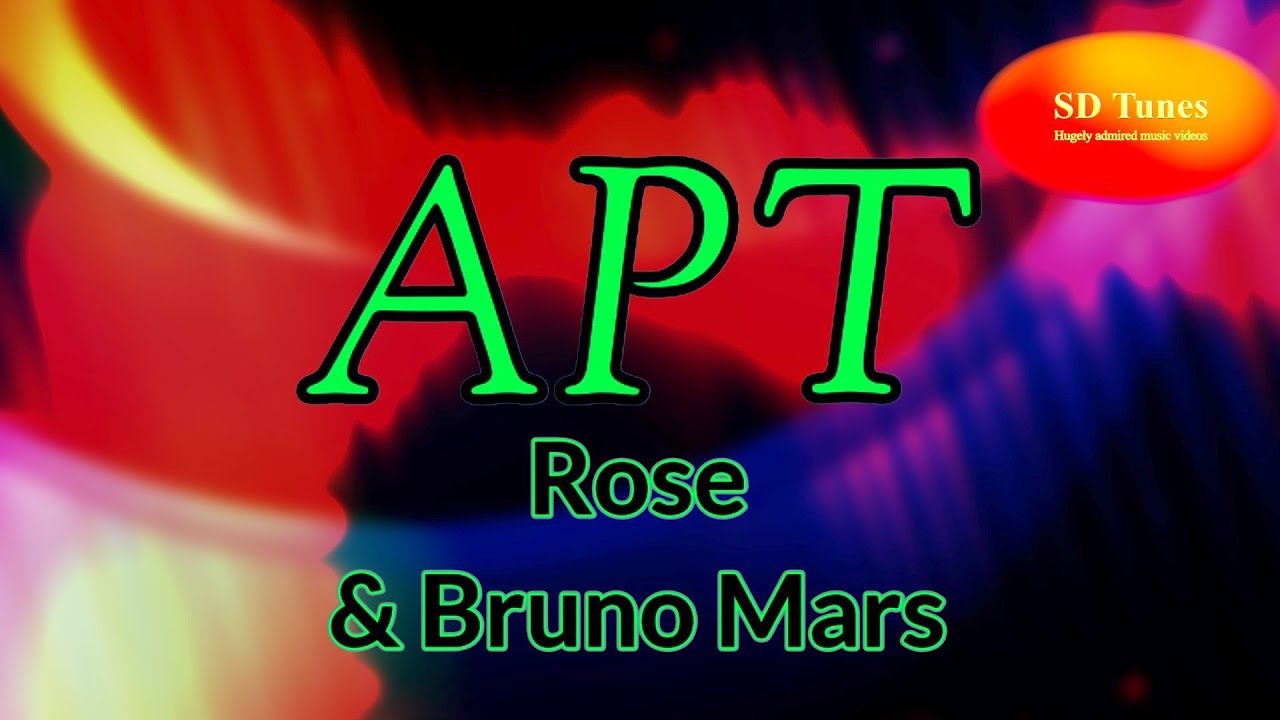 Rosé and Bruno Mars - APT (lyric video) - YouTube