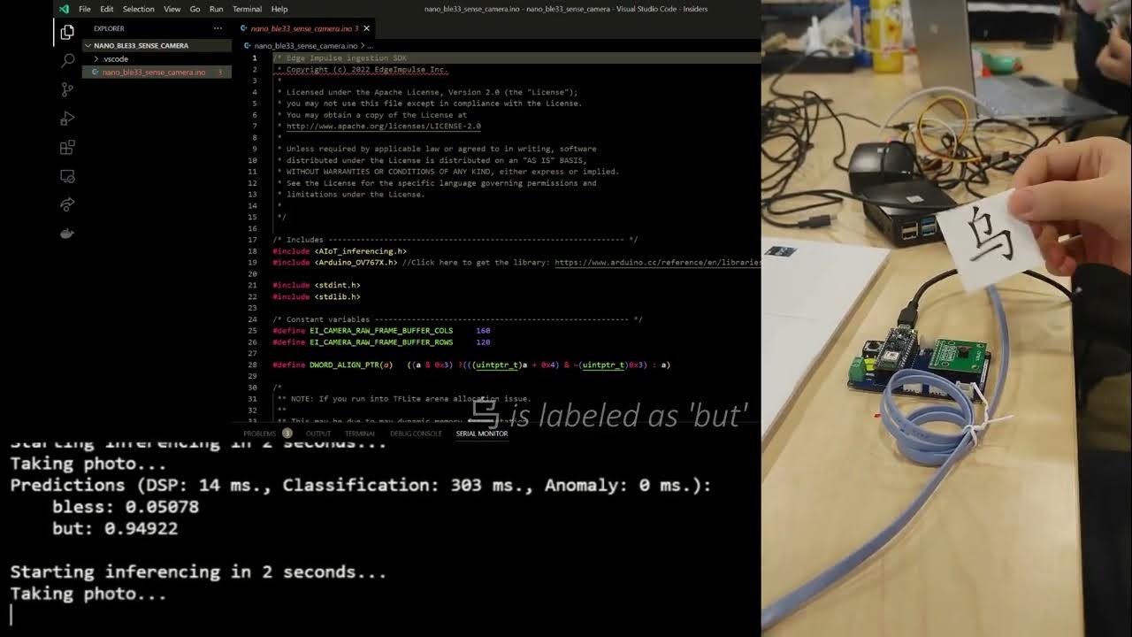 Arduino TinyML Image Classification - YouTube