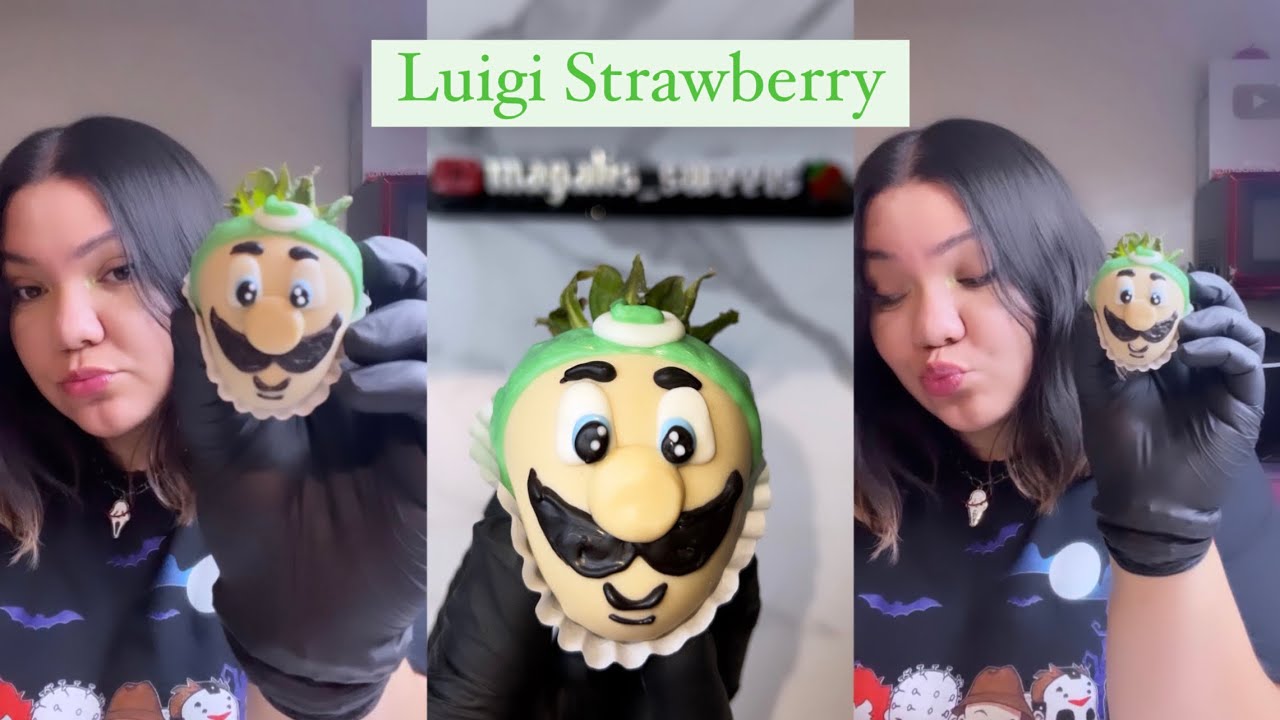 Luigi Strawberry 💚🍓 - YouTube