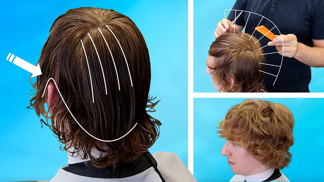 Long Curly Hair Scissor Cutting Masterclass - YouTube