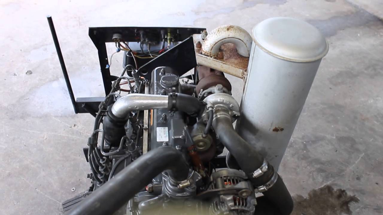 kubota v1505 turbo diesel engine 002 - YouTube