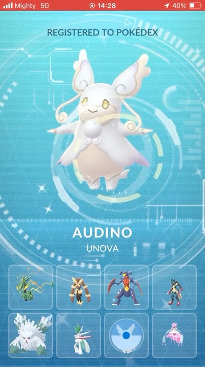 Mega Audino Raid Plus BONUS SHINY Mega Audino Evolution Pokémon Go - YouTube