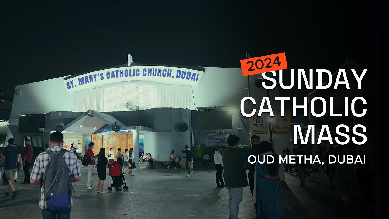 A short tour for one of the few Catholic Church in Dubai - YouTube