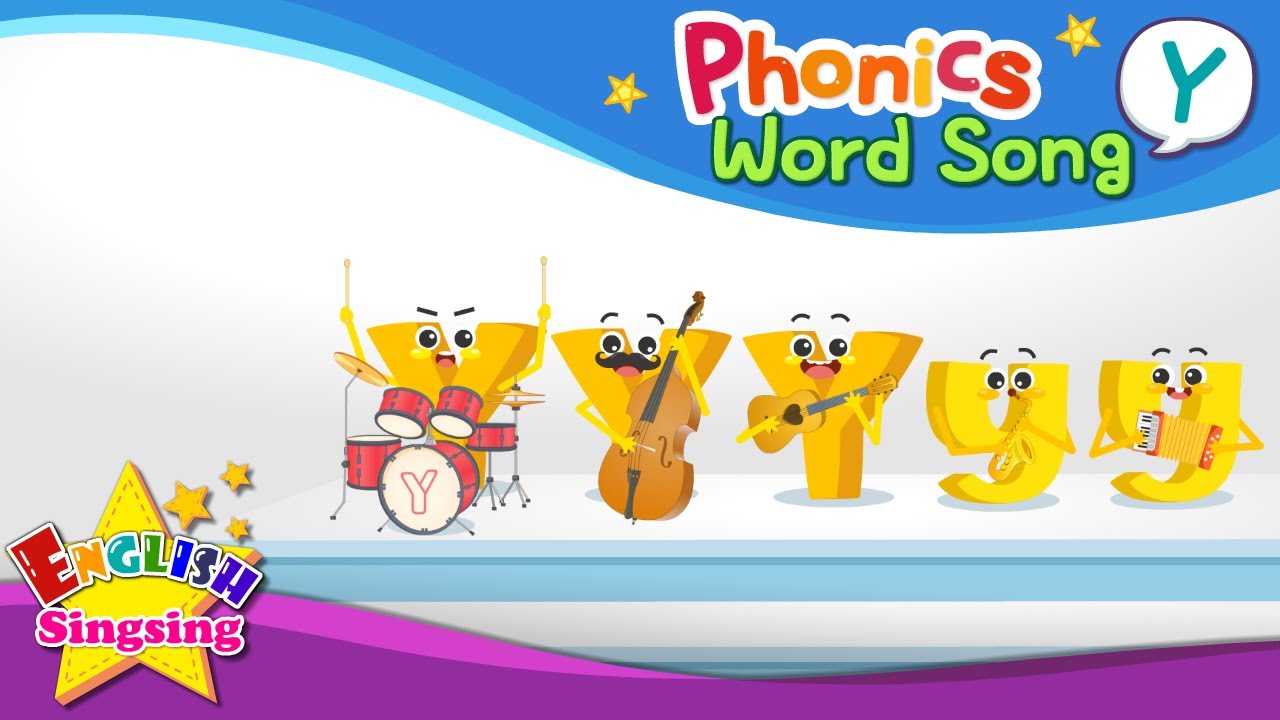 Phonics Word song Y - English Songs - Educational video for Kids - YouTube