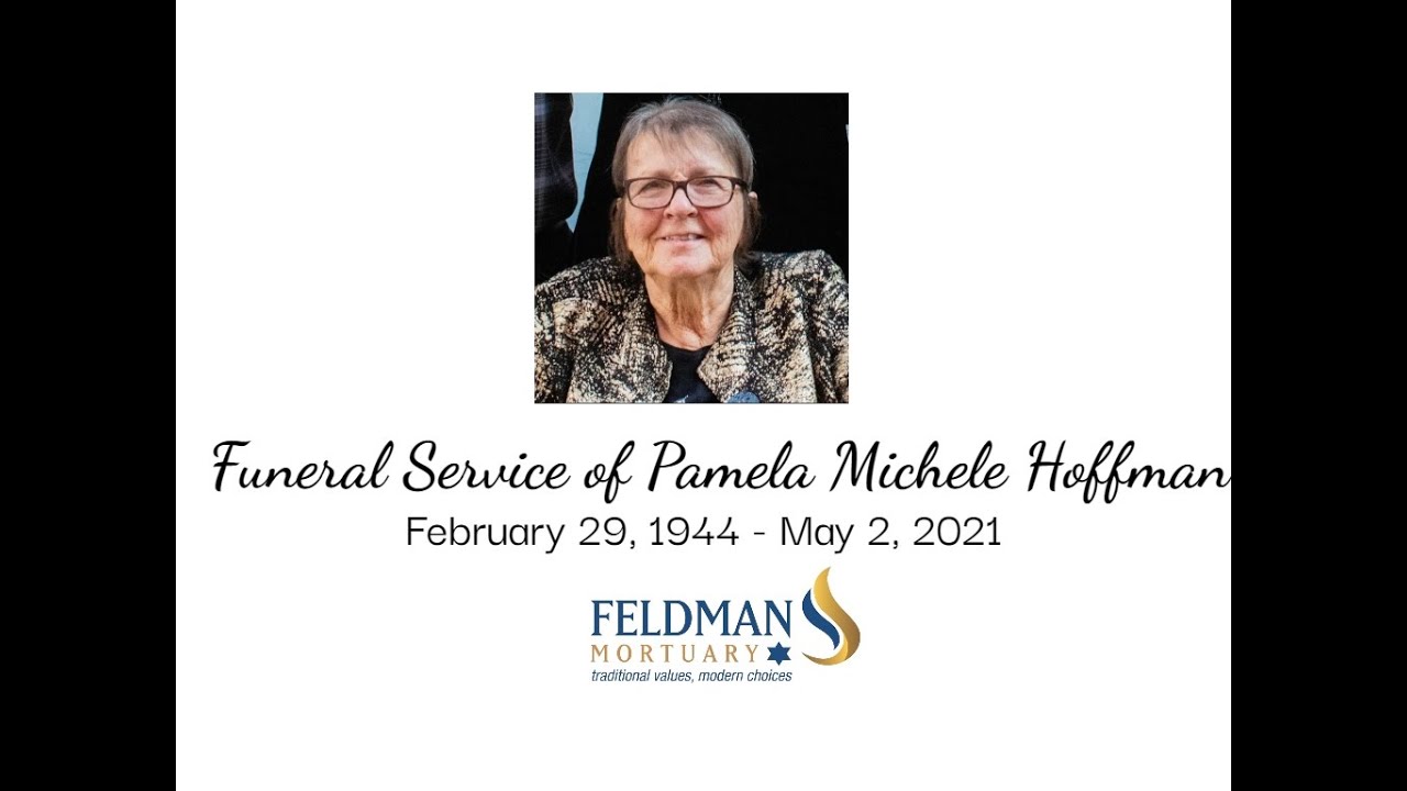 Funeral Service of Pamela Hoffman - YouTube