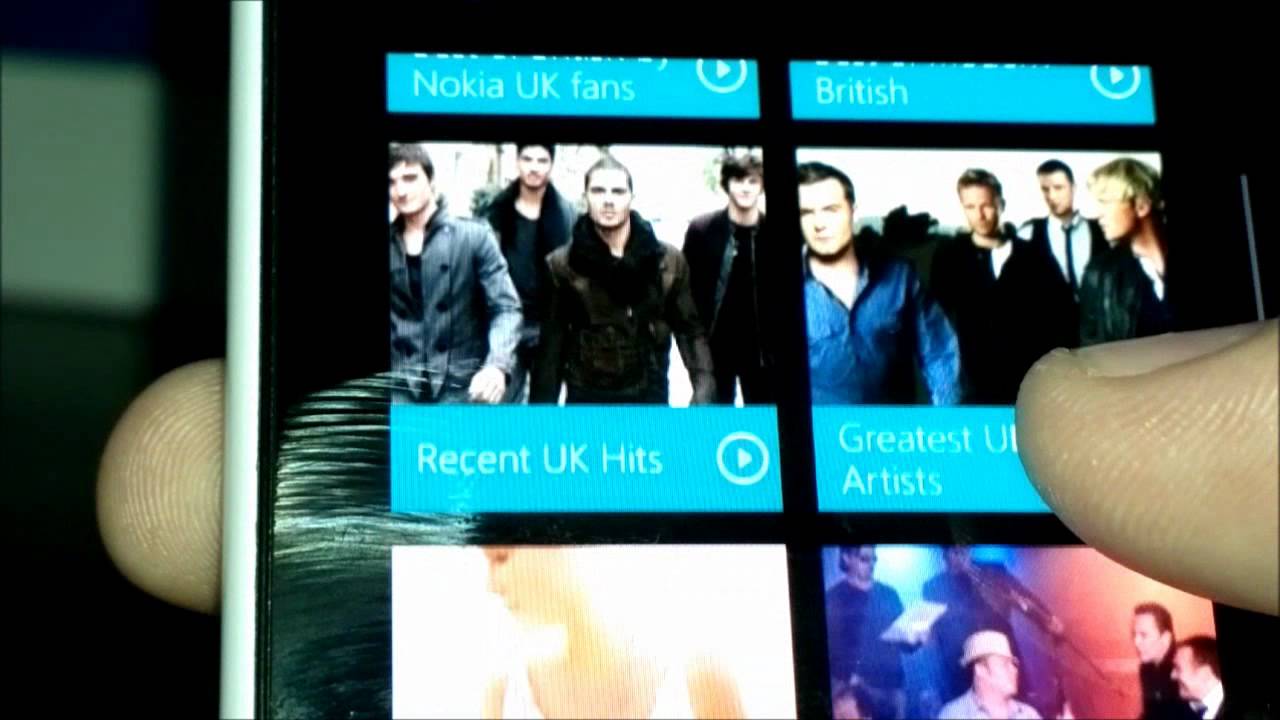 Nokia Music/Mix Radio Demoed on Lumia 900 #NokiaEntertainment - YouTube