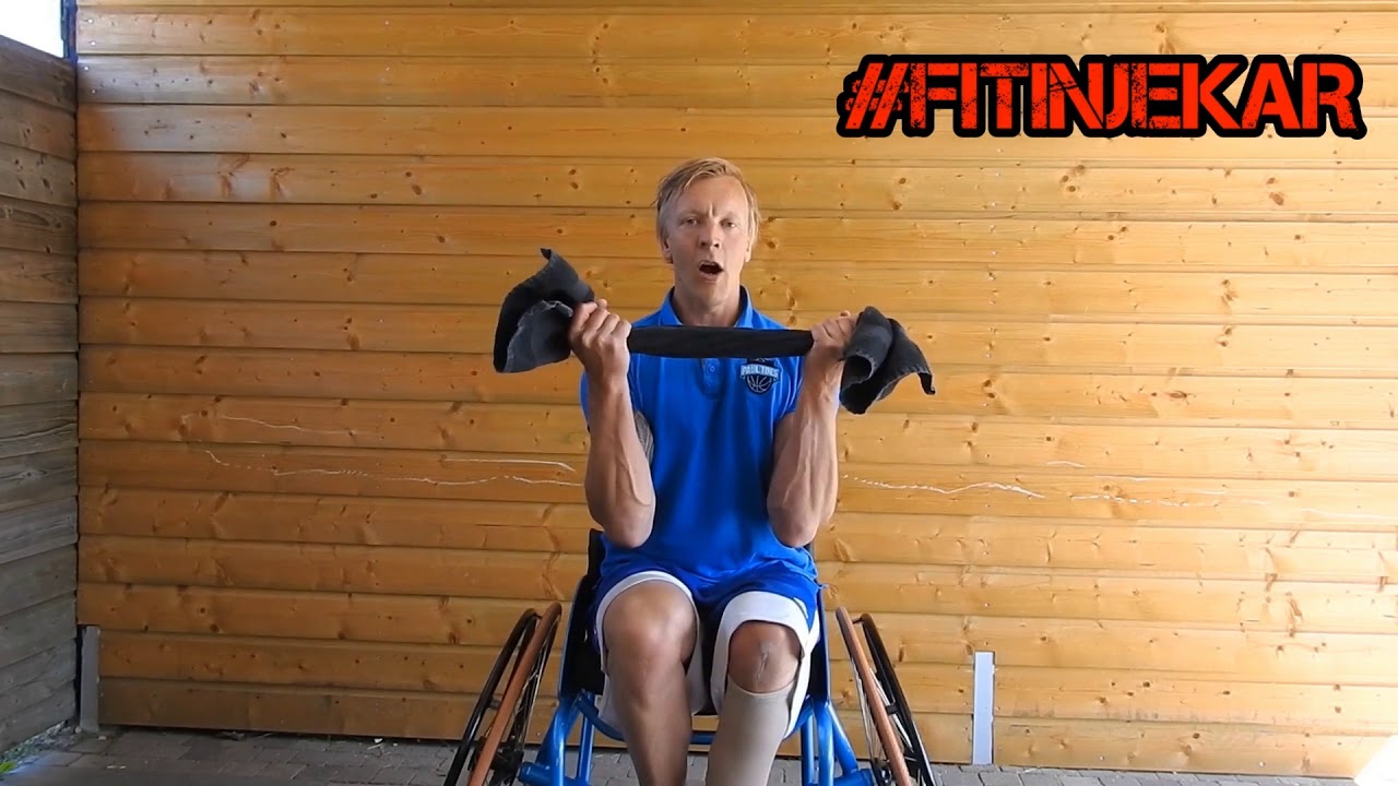 Rolstoel Workout Nr1! - YouTube