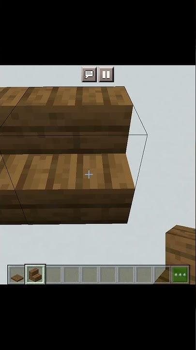 How to Make Bench in Minecraft #shorts - YouTube