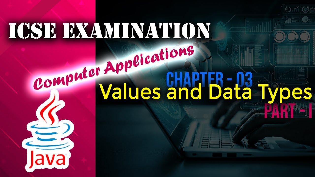 Icse Computer Applications Chapter 3 Part 1 Values And Data Types Explained Youtube
