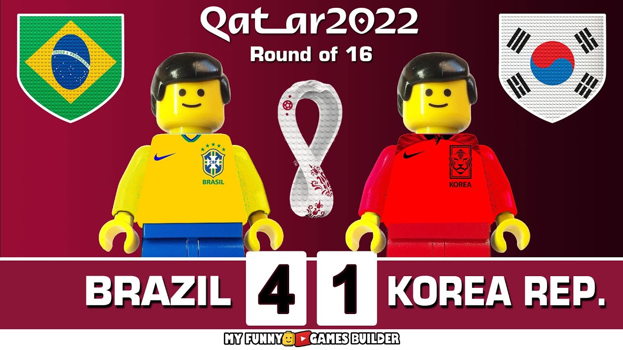 Brazil vs South Korea 4-1 • World Cup 2022 Qatar - Round of 16 All ...