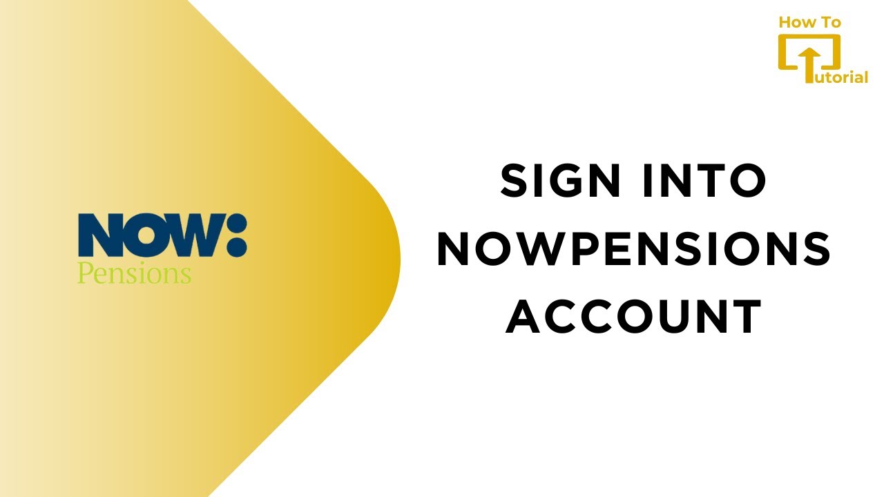 How to Sign into Nowpensions Account - YouTube