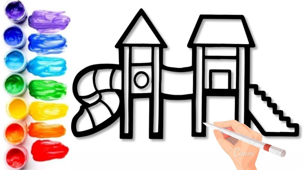 playground Drawing, Painting and Coloring for Kids & Toddlers ...