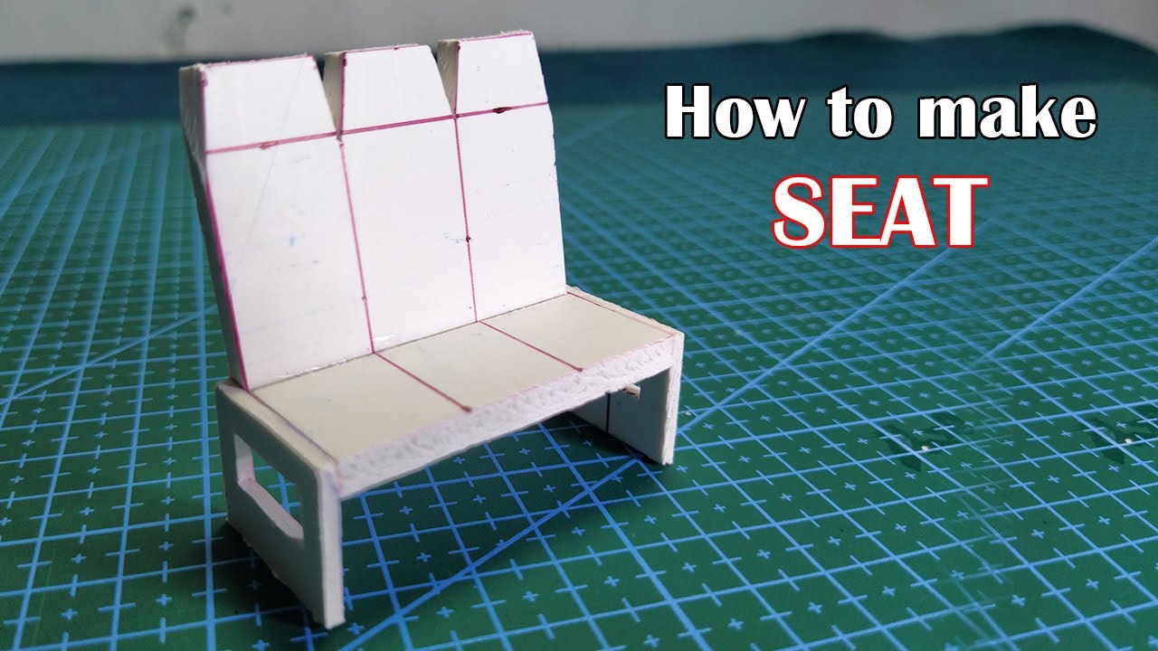 Miniature Bus | How to make Miniature Bus Seat | part 06 - 03 | dry ...