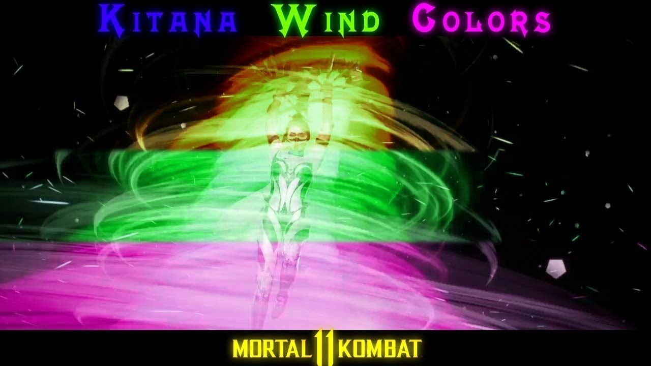 Kitana Wind Colors - Mortal Kombat 11 - YouTube
