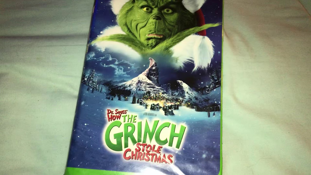 The Grinch Stole Christmas 2001 VHS Review - YouTube