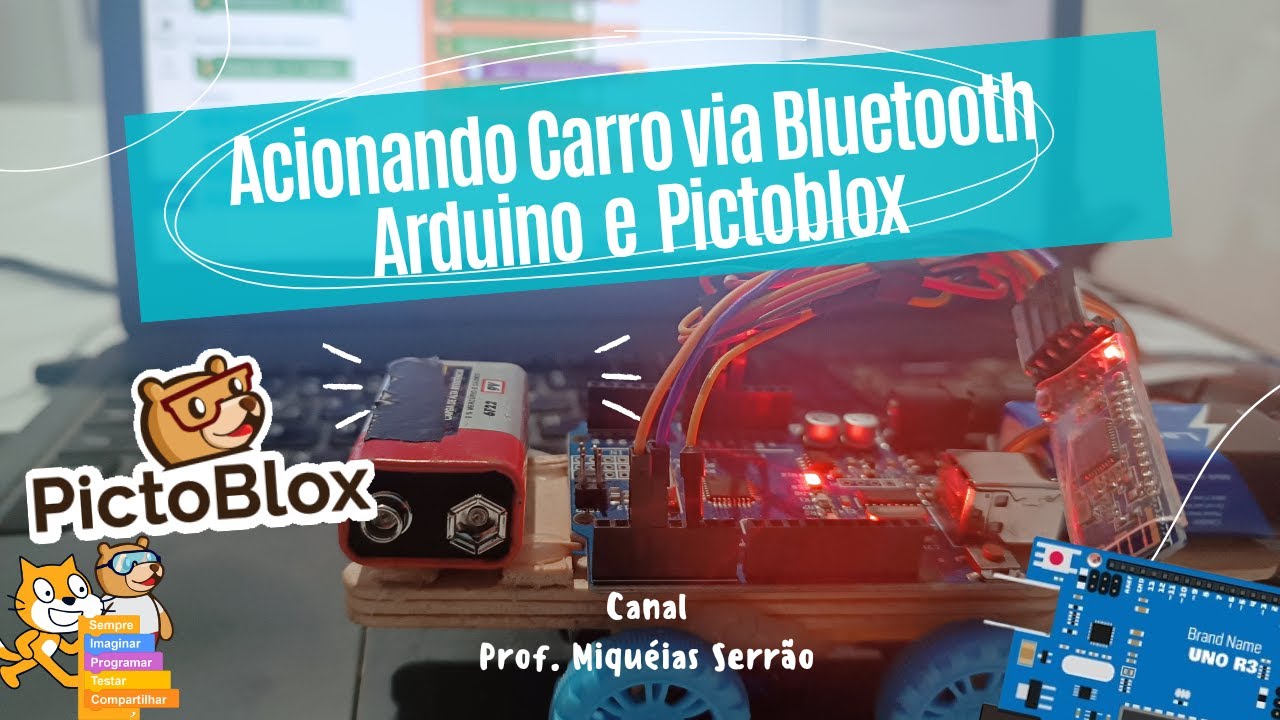 ACIONANDO SERVO MOTOR VIA BLUETOOTH COM ARDUINO E PICTOBLOX - Aula 13 ...