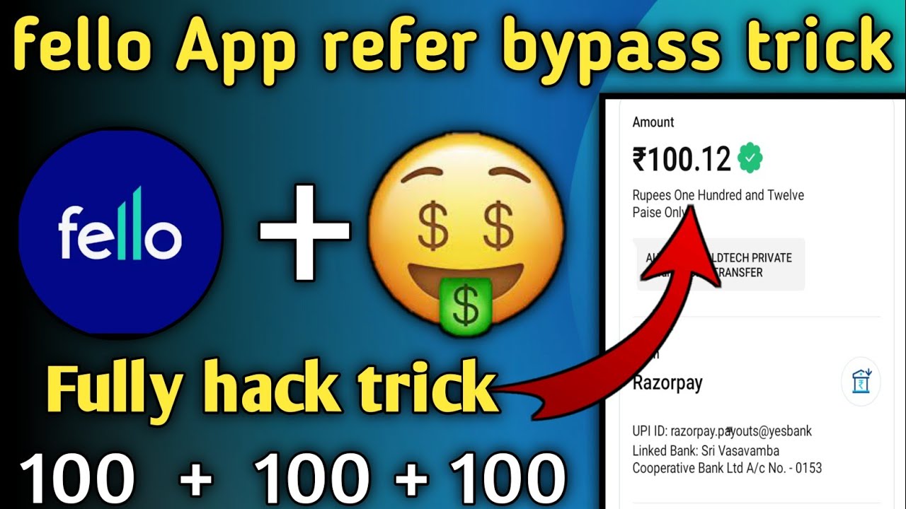 fello app bug trick || fello app refer bypass || fello unlimited tricks ...