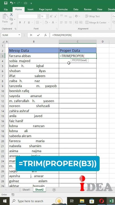 This excel trick going to save your lot of time | Messy data in proper format | #exceltricks ...
