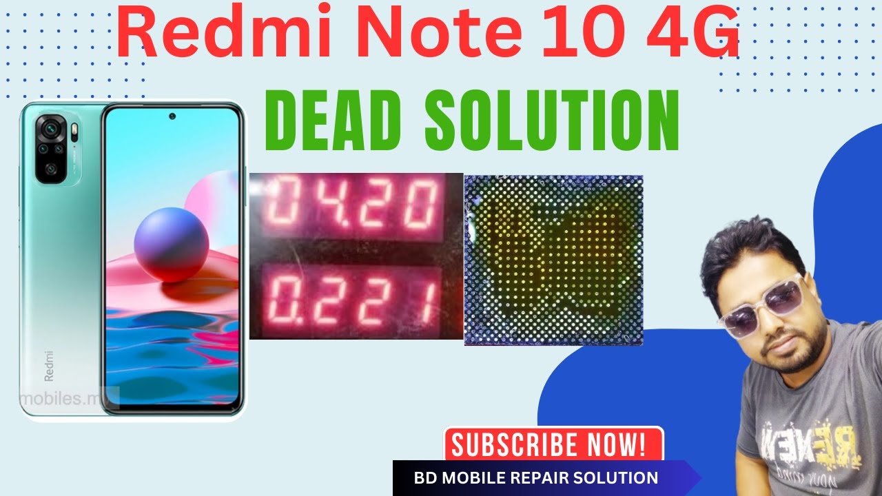 Redmi Note 10 4g Dead Phone repair | cpu problem identify then fix ...