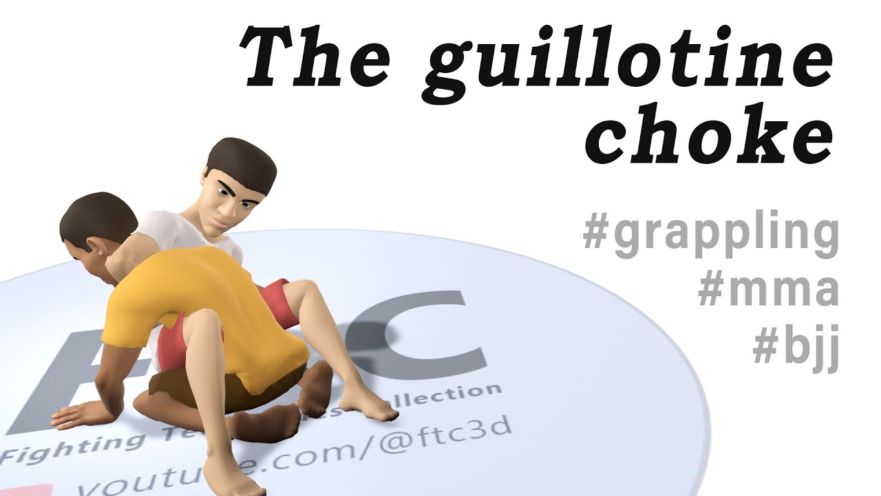 Attack from the guard 3. The guillotine choke. Techniques Jiu-jitsu ...