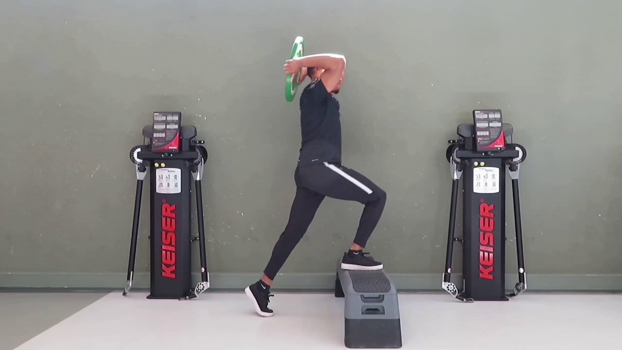 Stumble reflex plate behind head - YouTube