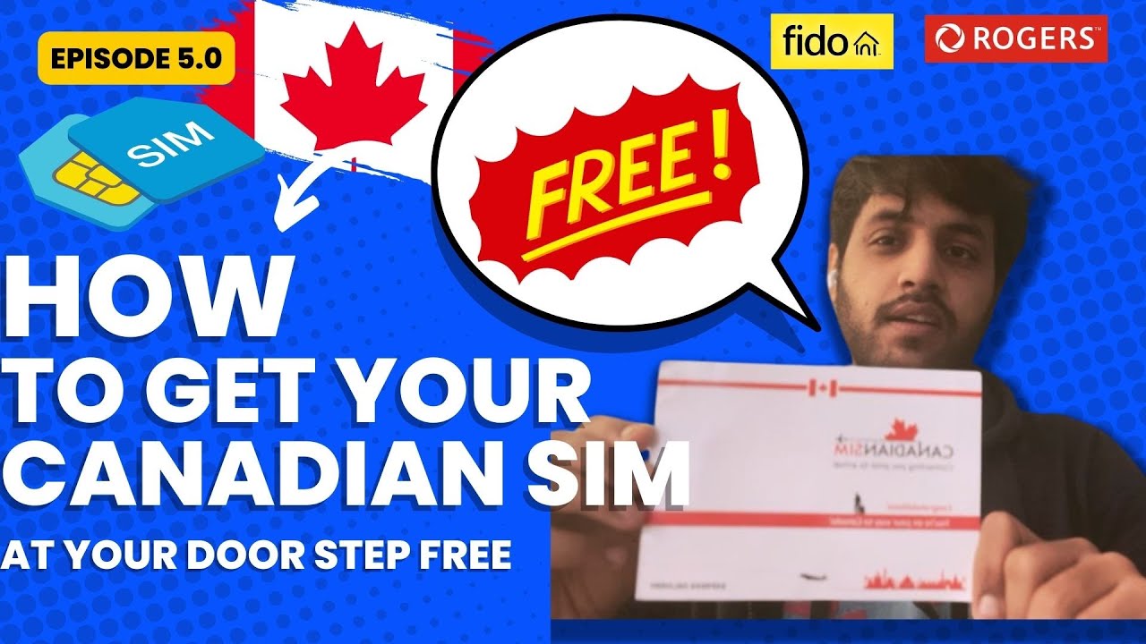 GOT MY CANADIAN SIM CARD IN INDIA || FREE OF COST CANADIAN SIM CARD AT ...