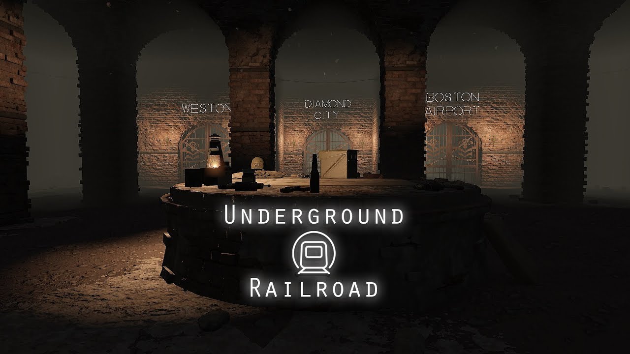 Underground Railroad Tunnels Mod (Fallout 4 Mods) - YouTube