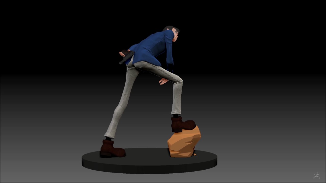 Lupin III 3d model - YouTube