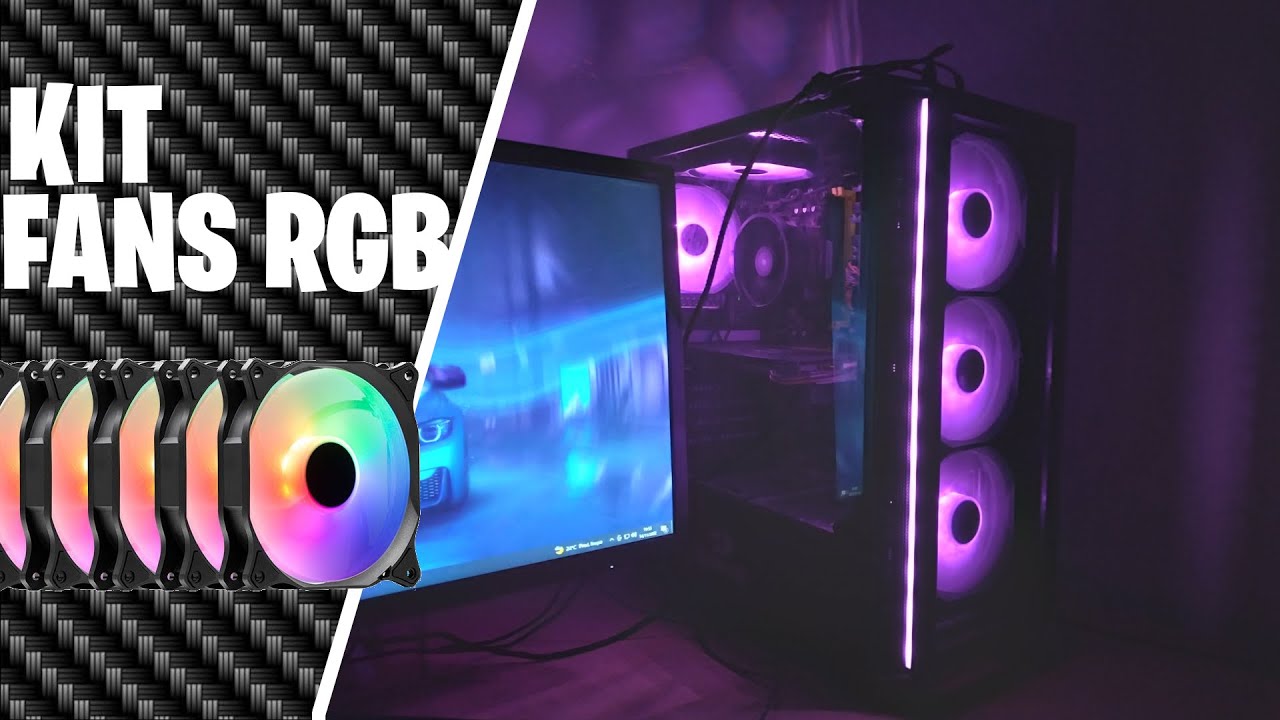 KIT FANS RGB PARA O RESFRIAMENTO DO PC - TGT MIRAGE - YouTube